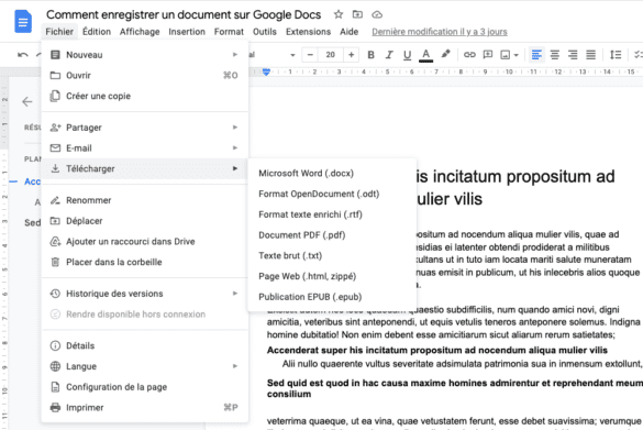 Comment enregistrer un document sur Google Docs - Tout Sur Google Comment enregistrer un document sur Google Docs - Tout Sur Google