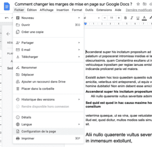 Comment changer les marges dans Google Docs - Tout Sur Google