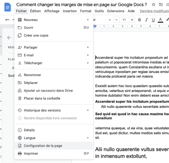 Comment changer les marges dans Google Docs - Tout Sur Google