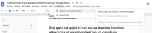 Comment faire une signature électronique sur Google Docs - Tout Sur Google