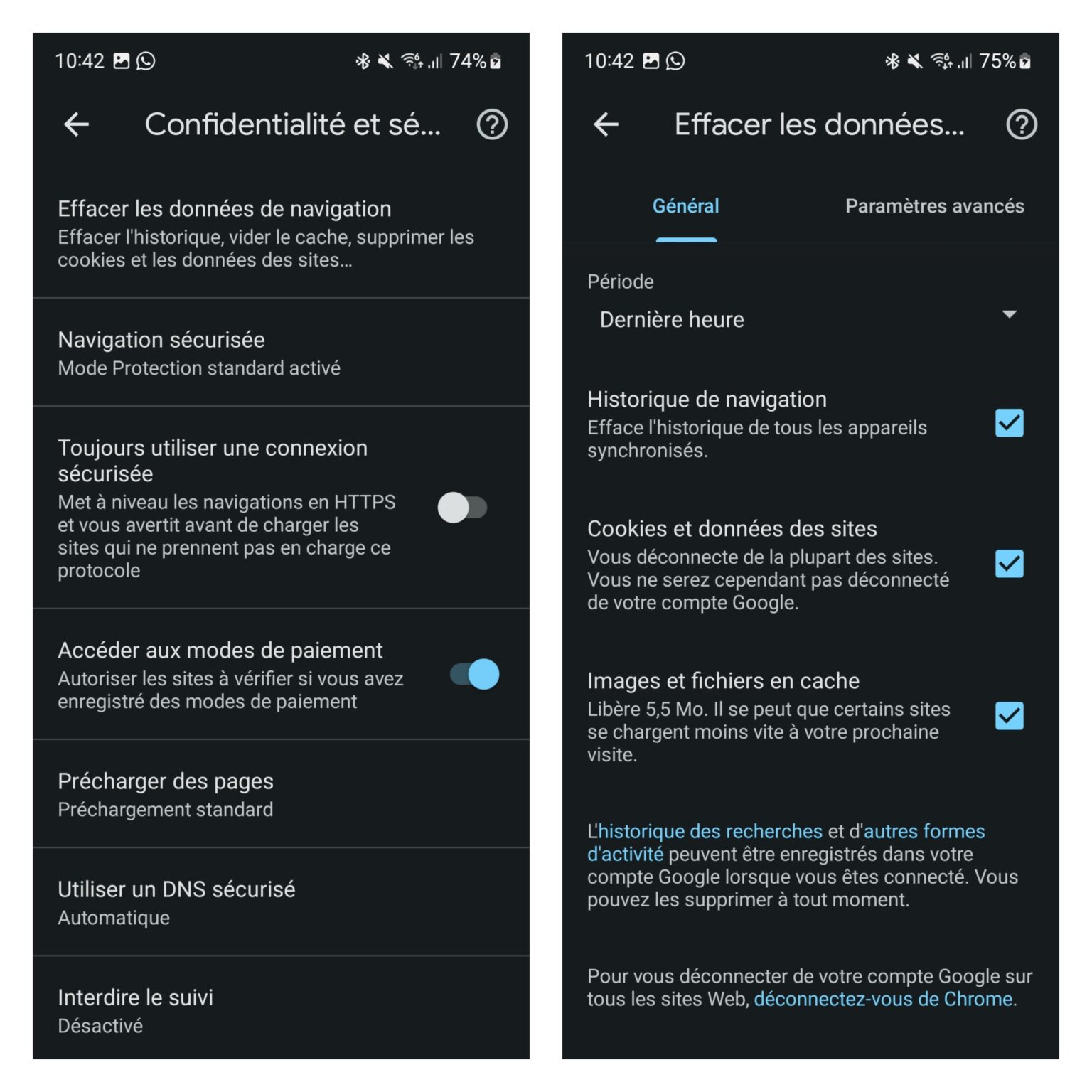 Comment supprimer les cookies sur Android - Tout Sur Google