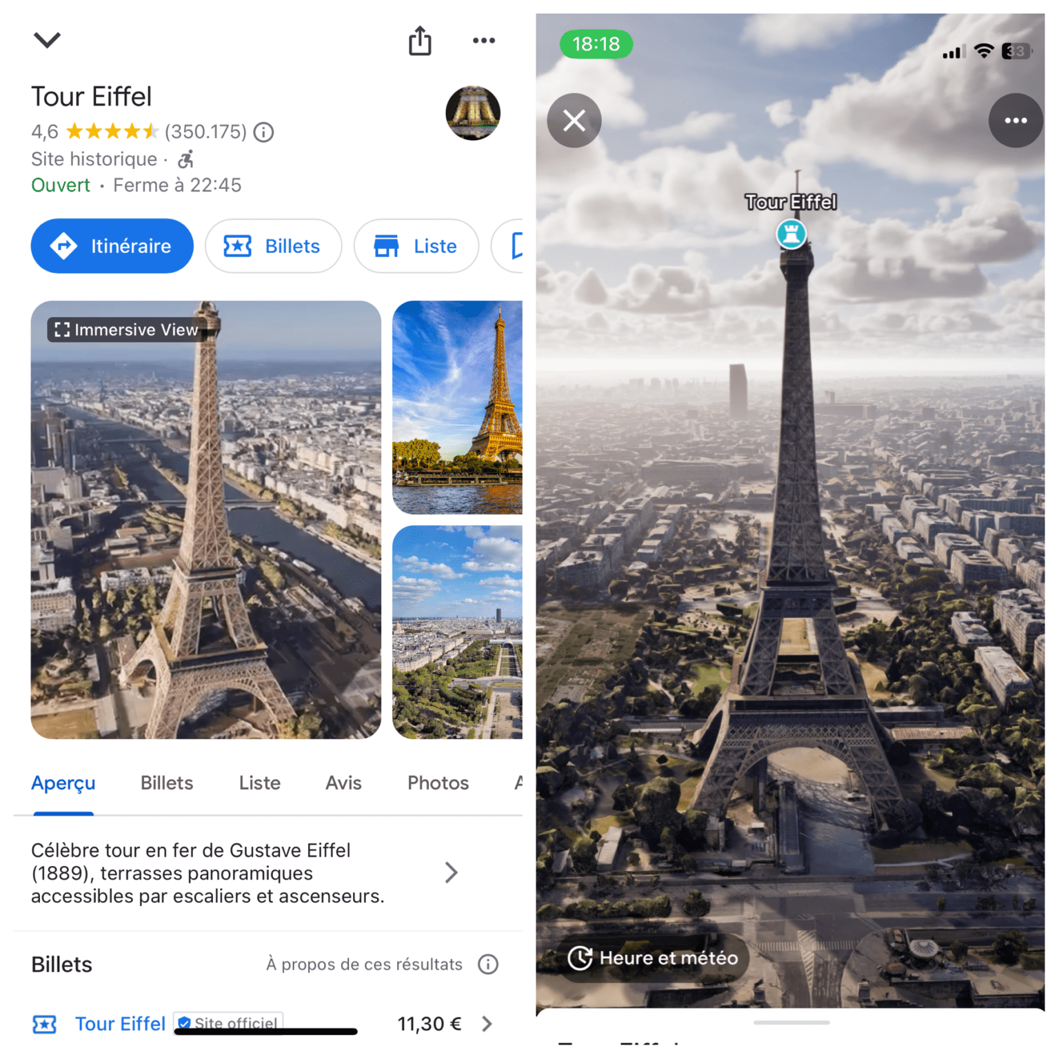 Google Maps 3D en France : comment utiliser la vue immersive (Immersive ...