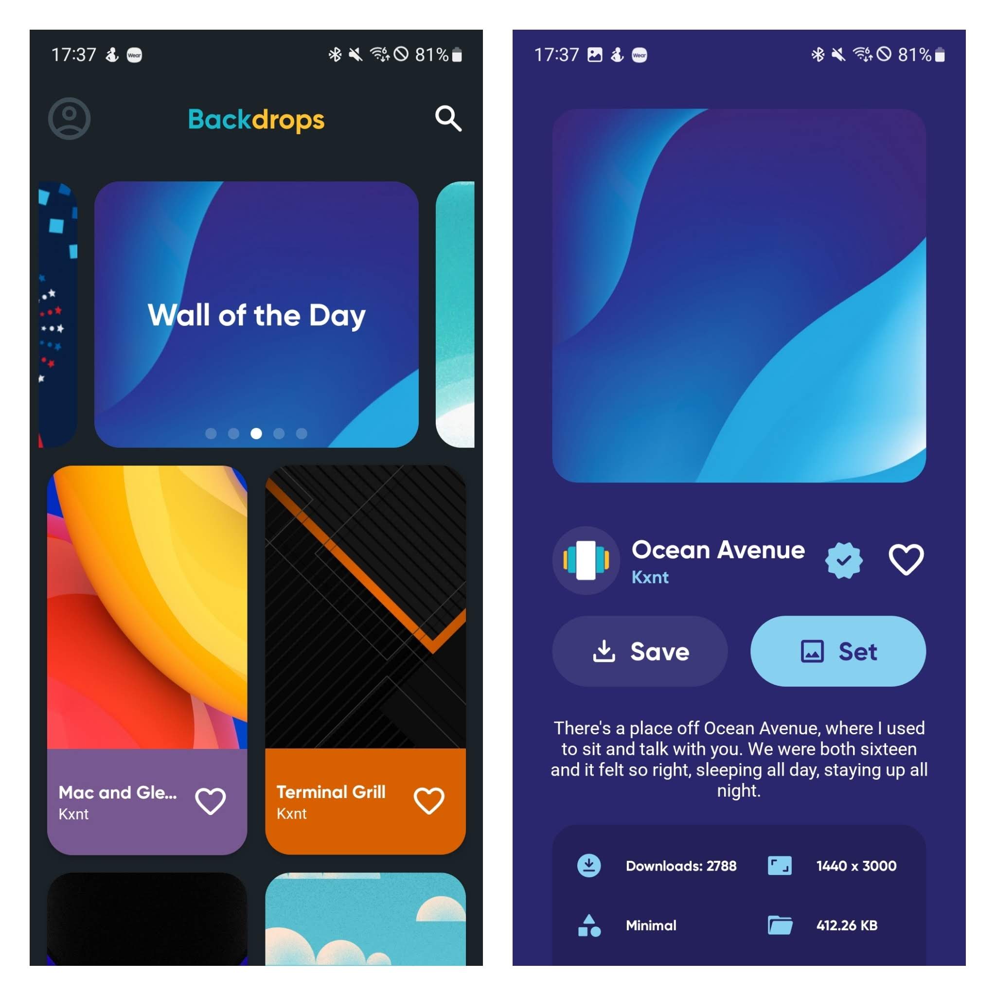 Les meilleures applications de fond d'écran sur Android en 2024