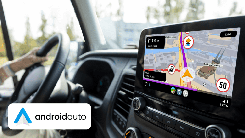 Android Auto : une nouvelle application GPS de navigation pour les poids-lourds et les camping-cars