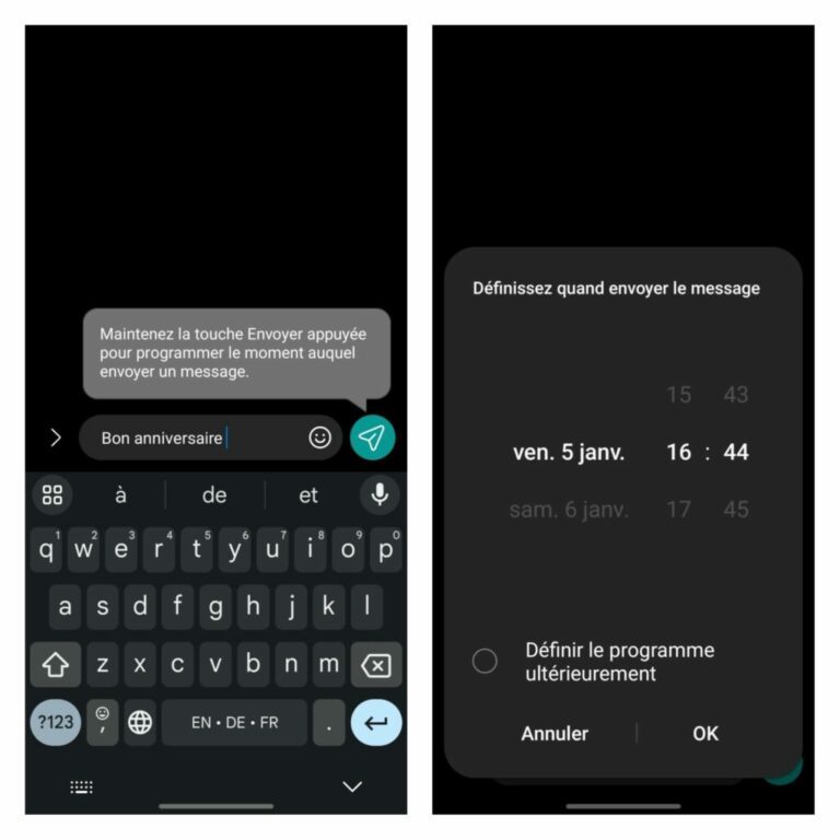 Comment Programmer Lenvoi Dun Message Sms Sur Android