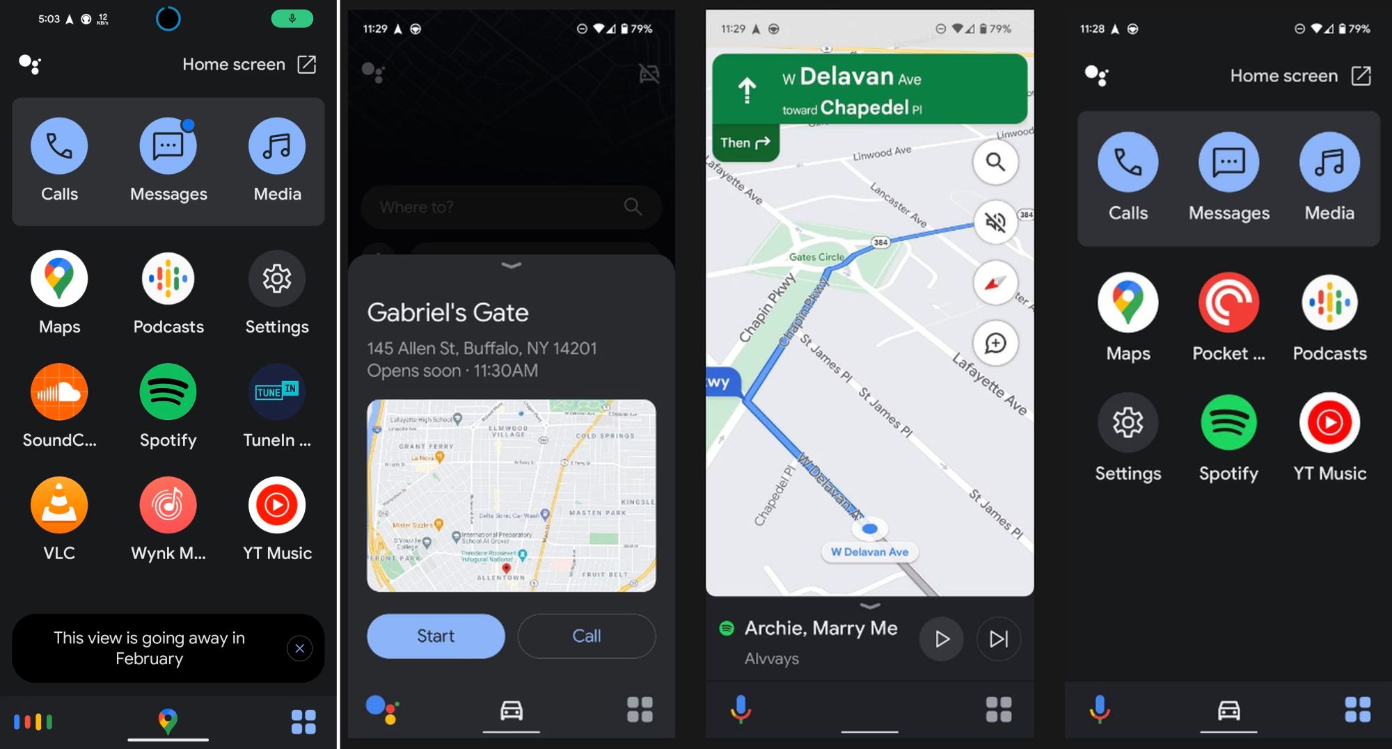 Android Auto : le mode de conduite Maps de Google Assistant s'arrête